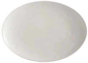 Bílý porcelánový talíř Maxwell &amp; Williams Basic, 30 x 22 cm