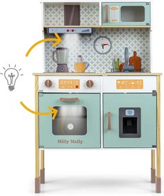Dětská dřevěná kuchyňka Milly Mally Bjorn Mint