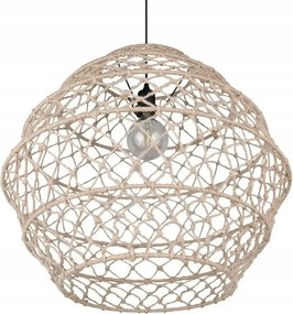 Ekologická závěsná lampa boho Hive R31681036 černá přírodní