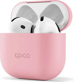 Epico silikonový kryt pro Airpods 4 růžový Růžová