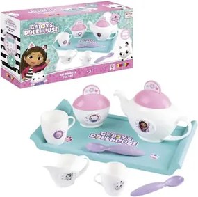 Smoby Gabby´s Dollhouse Čajový set s tácem / od 3 let