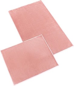 Bellatex BANYGOLD sada - bez výkroje Růžová 60x100 cm, 60x50 cm (SADA)