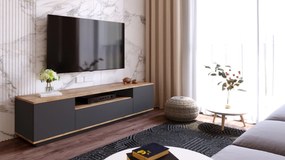 Hanah Home TV stolek FR7-AA, Atlantic Borovice, Antracitová