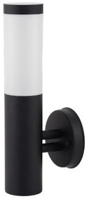 Prémiové venkovní nástěnné svítidlo sloupkové Boca na 1 žárovku E27, černé