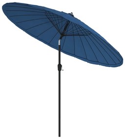 Zahradní slunečník s hliníkovou tyčí 270 cm azurově modrý - Default Title