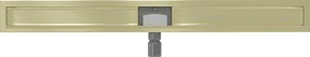 Mexen Flat těleso pro lineární odtok 90 cm, zlatý kartáčovaný - 1A15090