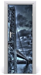 Fototapeta samolepící na dveře most Nový York 95x205 cm