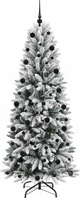 Umělý vánoční stromeček Bílá 210 cm PVC, plast, ocel a PE 3396058