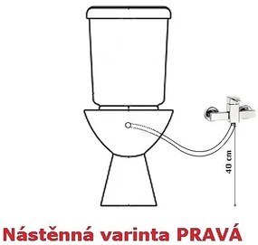 CREAVIT MARE WC kombi s integrovaným bidetem, MA3641