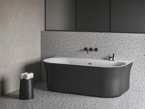 Ravak Ypsilon Wall vana volně stojící 178 x 86 cm odtok černá černá XC00100057