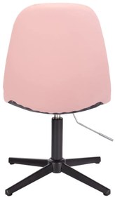 LuxuryForm Židle SAMSON na černém kříži - růžová