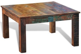 vidaXL Konferenční stolek čtvercový recyklované dřevo