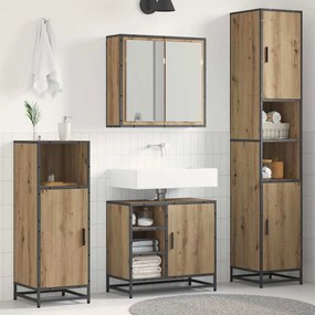 Sada koupelnového nábytku 3 ks Artisanový dub 65 x 33 x 60 cm 3402361