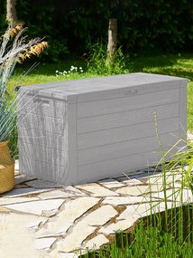 Zahradní úložný box Mosley 280 L šedý