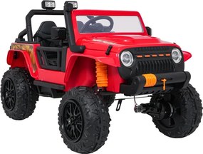 Elektrické autíčko Jeep Monster červené