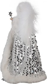 Anděl ve zdobných šatech na špičku stromku Angel Chris - 20*15*28 cm