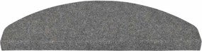Samolepicí podložky na schody 20 ks šedá 65x22,5x3,5 cm 3365911