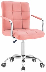 Tutumi, kancelářská židle 45x39x94 cm HYL-053-D4, růžová, KRZ-07903