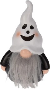 Halloweenský skřítek se strašidelnou čepicí LED 12 cm