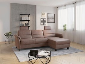 XXXLutz ROHOVÁ SEDAČKA, textil, barvy lískového ořechu Sit & More - Sedací soupravy - 000144019736
