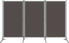vidaXL 3dílný paraván 260 x 180 cm [320734] Barva: antracitová