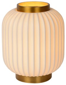 Lucide 13535/24/31 stolní lampa Gosse mosaz, E14, 23,8cm