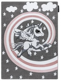 Dětský kusový koberec Pony šedý 140x190cm