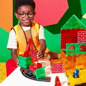 MAGNA-TILES Stavebnice Builder XL Trucks / Magnetická stavebnice / 50