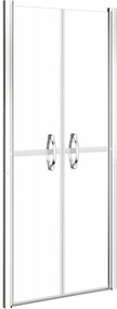 vidaXL Sprchové dveře čiré ESG (83–86) x 190 cm [148781] Barva: Stříbrná