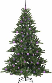 Umělý Skládací Vánoční Strom Zelená 210 cm PVC a ocel 3397685