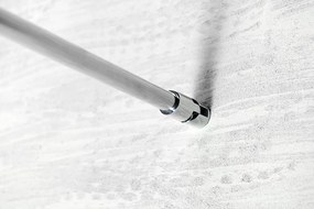 Aqualine, WALK-IN stěna k instalaci na zeď se vzpěrou, jednodílná, 1100 mm, čiré sklo, WI111