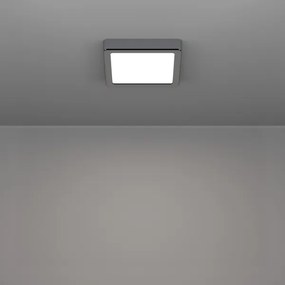 Eglo 901765 - LED Koup. strop. svítidlo FUEVA LED/7W/230V 15x15 cm IP44 chrom