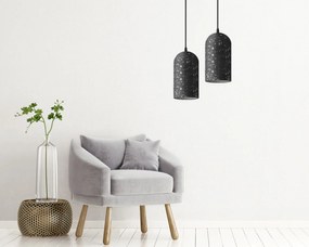 Toolight, betonové stropní svítidlo 1xE27 APP997-1CP B, černá, OSW-07552