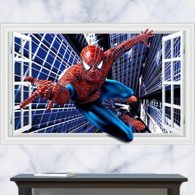 Živá Zeď Samolepka na zeď Spiderman superhrdina