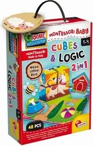 Liscianigioch Montessori Dřevěné kostky a logic / od 1 roku
