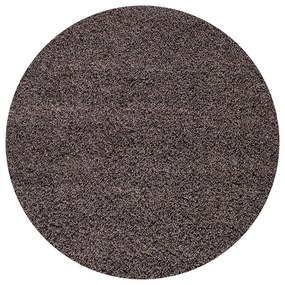 Ayyildiz koberce Kusový koberec Dream Shaggy 4000 taupe kruh - 120x120 (průměr) kruh cm