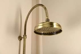 Reitano Rubinetteria VANITY sprchový sloup k napojení na baterii, retro, bronz