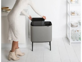 Brabantia BO Touch Bin 11+23L minerální šedá