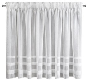 ZÁCLONA NA PÁSCE EFIL 395X150 CM BÍLÁ