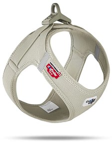 CURLI Postroj pro psy se sponou Air-Mesh Light Tan XL, 12-18 kg