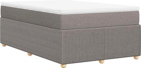 Box spring postel s matrací taupe 120x190 cm textil 3285557