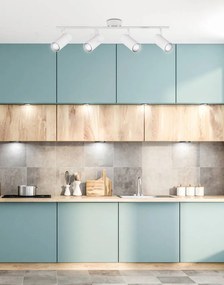 Bílé stropní svítidlo Colly pro žárovku 4x GU10  - Candellux