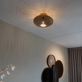 Orientální stropní svítidlo černé a zlaté 40 cm - Radiance