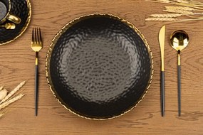 Hluboký keramický talíř Kati 26 cm černý