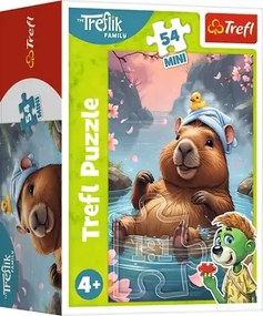 TREFL Puzzle Treflíci: Bobr / 54 dílků / 20 x 13 cm