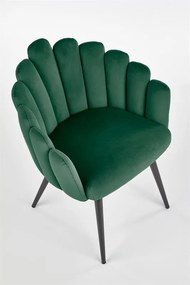HALMAR K410 židle tmavě zelená