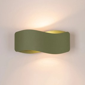 Sollux Lighting Nástěnné svítidlo TILA 30 olivově zelené