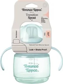 Tommee Tippee Transition netekoucí hrneček s hubičkou 150 ml 4m+ modrá
