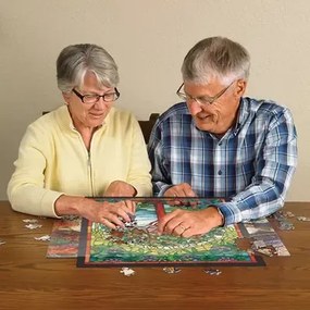 COBBLE HILL Puzzle Vitráž Strom života XL / 275 dílků / od 9 let
