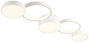 Redo 01-2539 stropní LED stmívatelné svítidlo Cronos pískově bílé, 65W, 3000K, 95cm